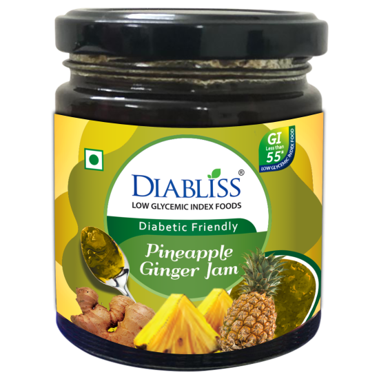 Diabliss Pineapple Ginger Jam 225g - Diabliss